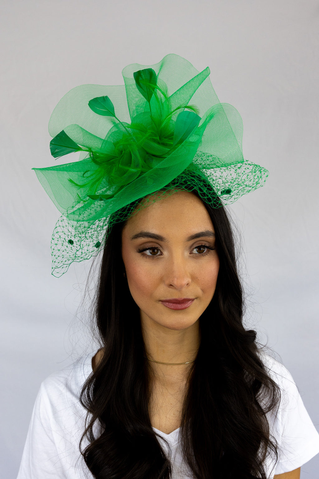Green Final Stretch Fascinator – Darling State of Mind