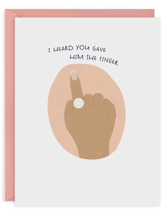 Engagement Finger Card – Darling State of Mind