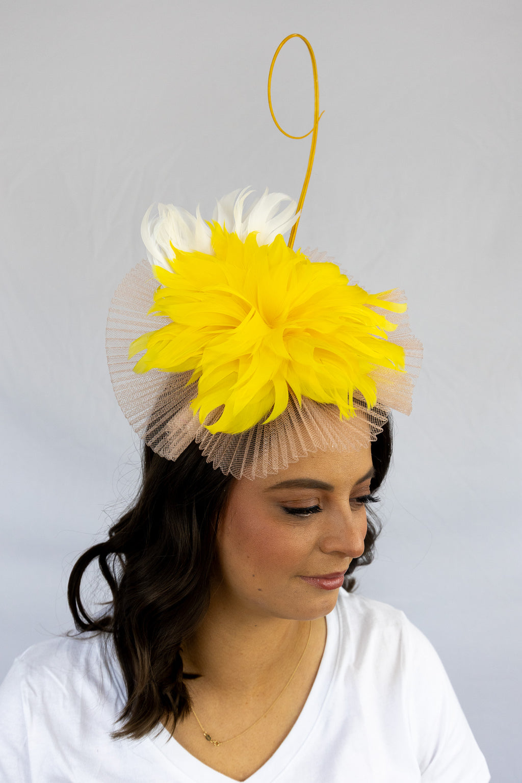 Yellow Fast Filly Fascinator – Darling State of Mind
