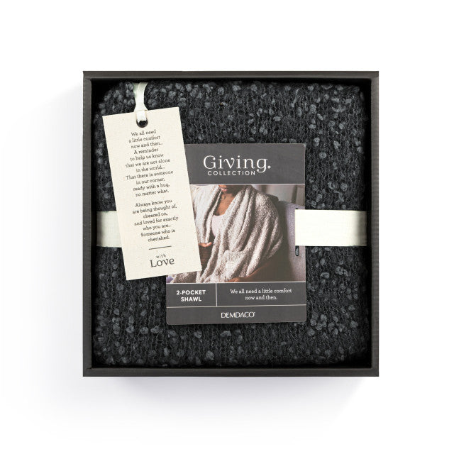 Grey Giving Shawl – Darling State of Mind