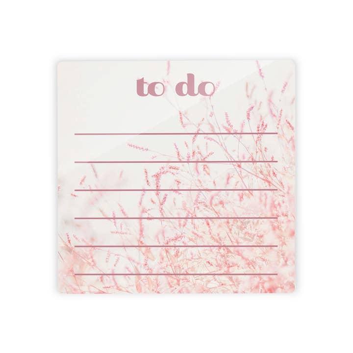 Pink Floral Dry Erase Note – Darling State of Mind