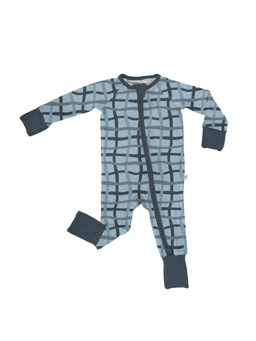 Wavy Plaid Zip Sleeper – Darling State of Mind