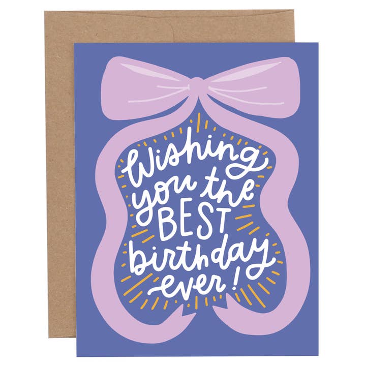 Wishing You The Best Birthday Card – Darling State of Mind
