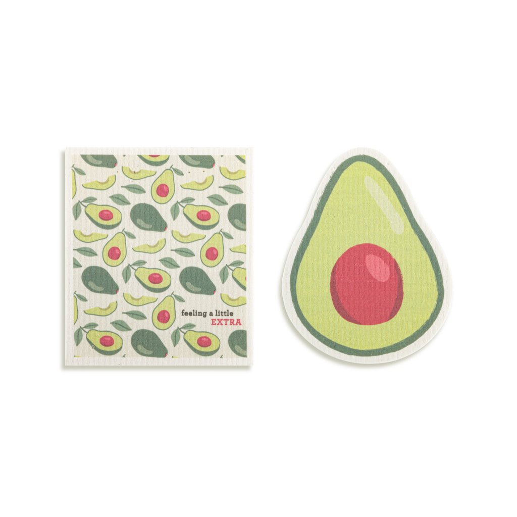 Avocado Shaped Biodegradable Dish Cloths Set – Darling State of Mind