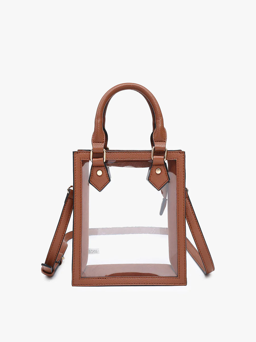 Brown Elise Clear Crossbody – Darling State of Mind