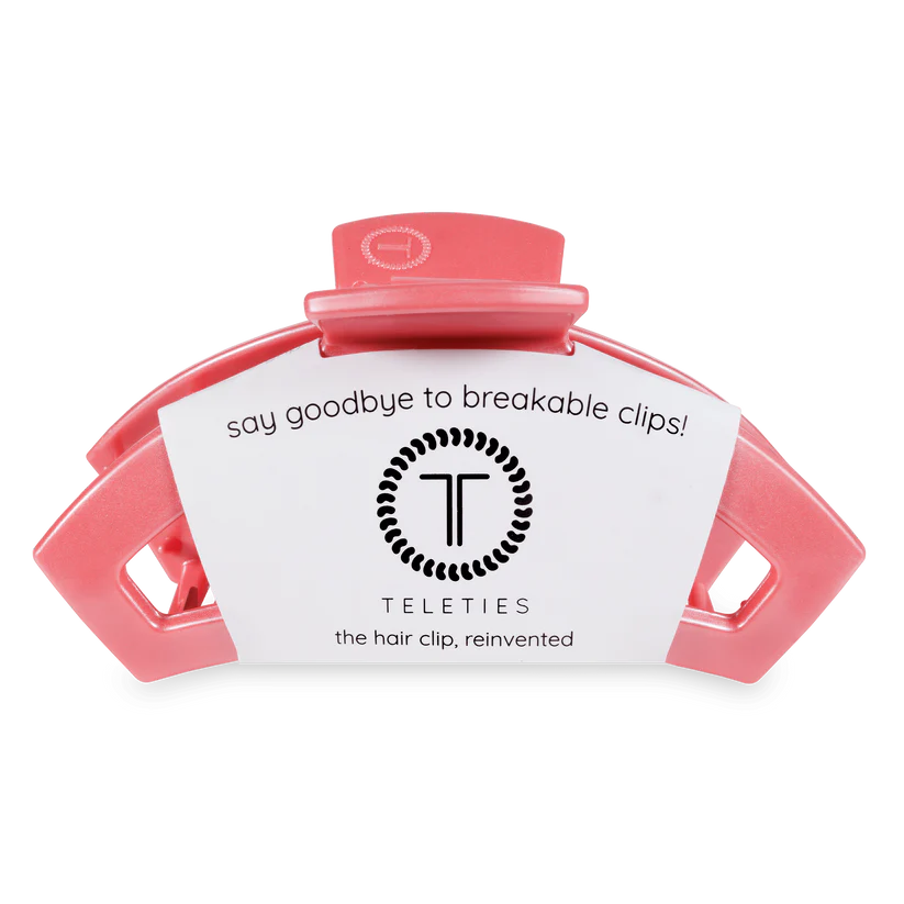 Open Calming Coral Large Claw Hair Clip – Darling State of Mind