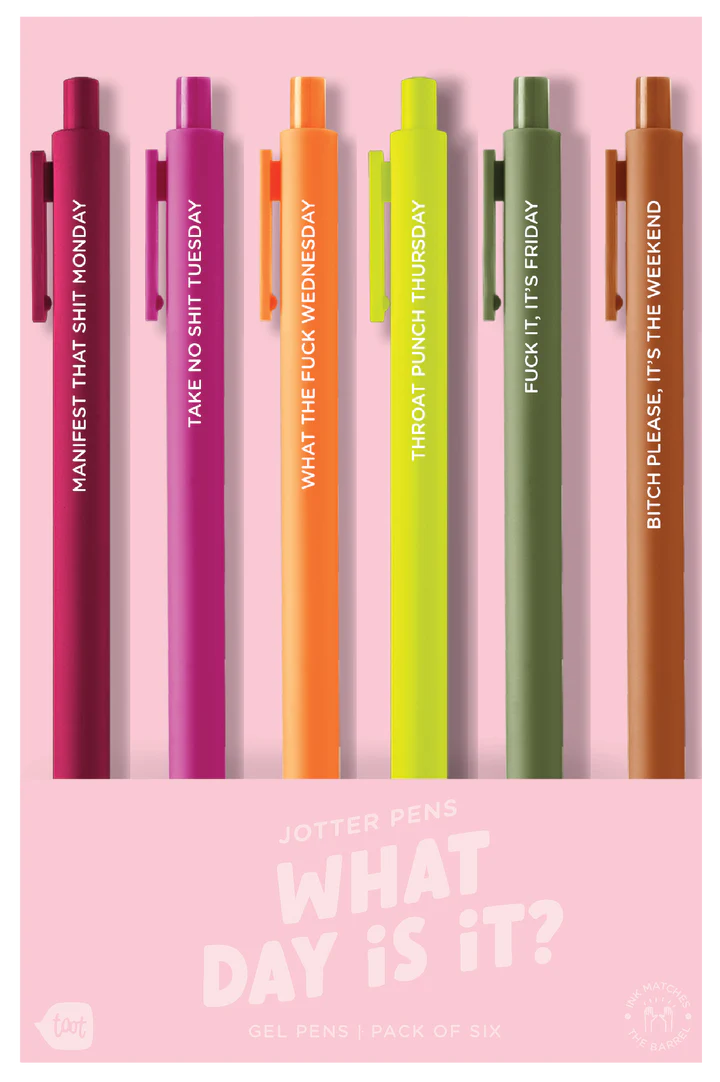 What Day is It? Pen Set – Darling State of Mind