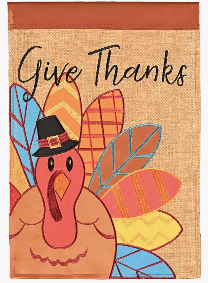 Give Thanks Turkey Flag – Darling State of Mind