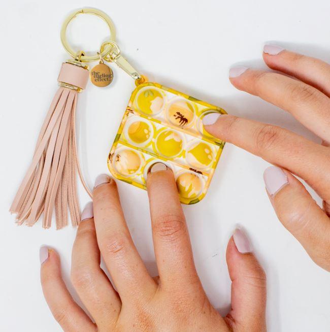 Light Grene FloralPop Keychain – Darling State of Mind