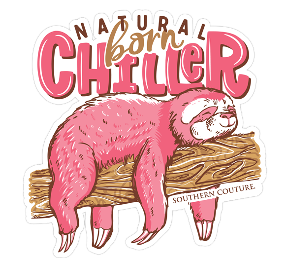 Natural Born Chiller Sticker – Darling State of Mind