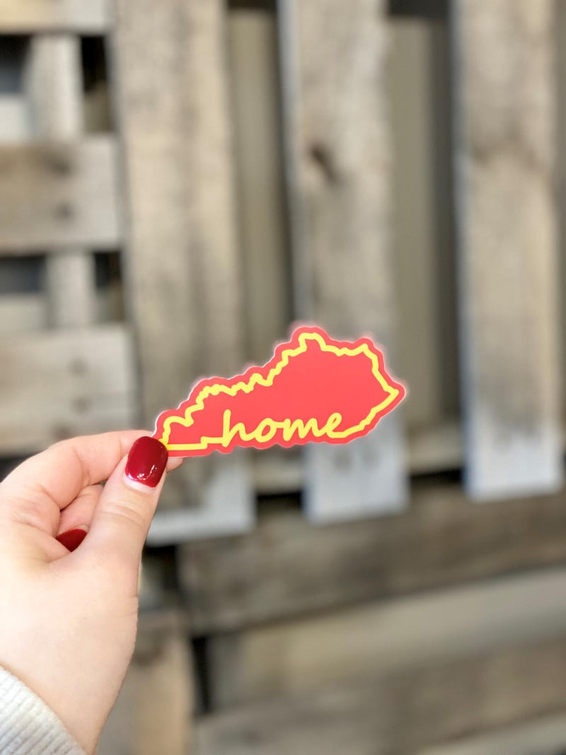 Red KY Outline Sticker – Darling State of Mind