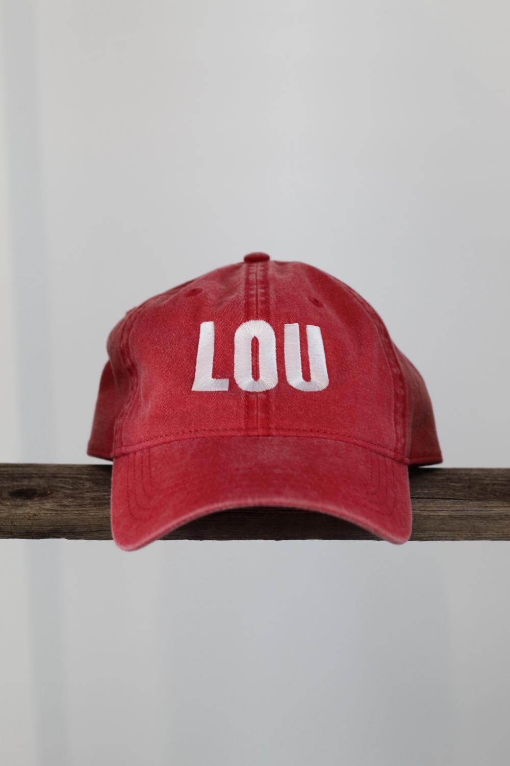 Red LOU Hat – Darling State of Mind