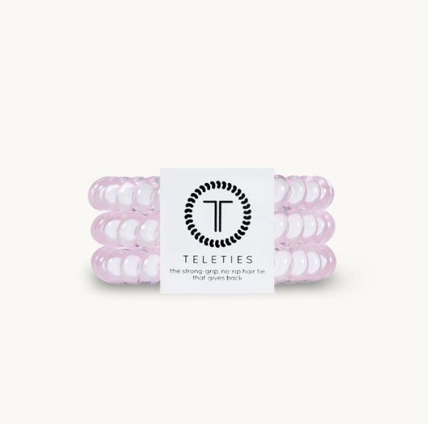 Rose Water Pink Small Teleties – Darling State of Mind