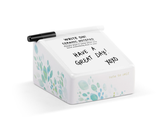 Spring Leaves Ceramic Notepad – Darling State of Mind