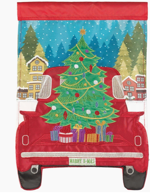 Truck Shaped Xmas Flag – Darling State of Mind