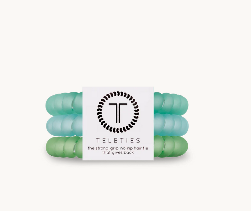 Turquoise Small Teleties – Darling State of Mind