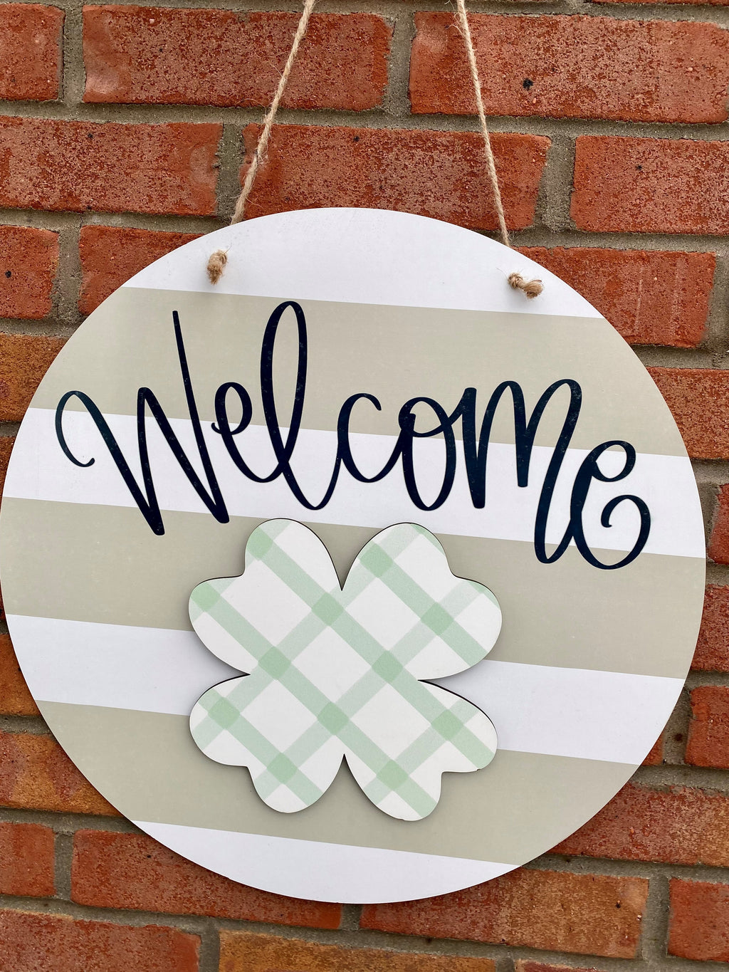 Gingham Clover 8" Attachment – Darling State of Mind